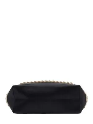 Magda Butrym Crochet Trimmed Clutch - Black
