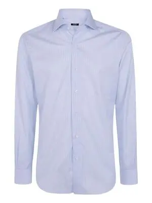 BARBA NAPOLI Long-sleeved Shirt - Light Blue
