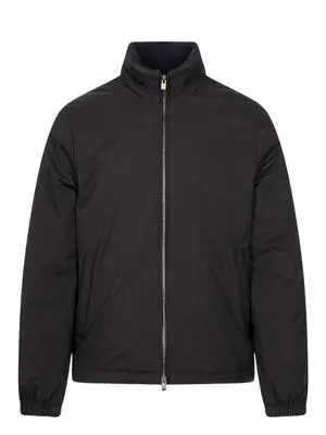 Agnona Long-sleeved Casual Jacket - Black