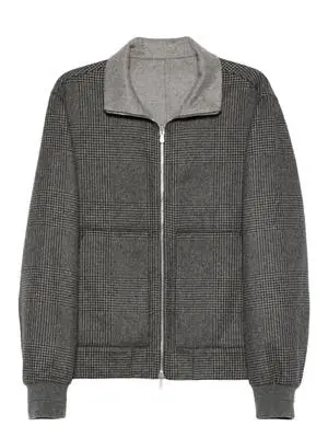 Brunello Cucinelli Reversible Bomber Jacket - Grey