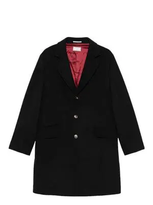 Brunello Cucinelli Button-fastening Patch-pocket Coat - Black