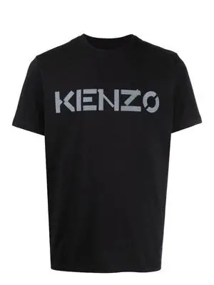 Kenzo Logo-print Short-sleeve T-shirt - Black