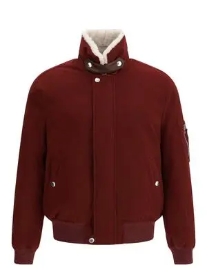 BRUNELLO CUCINELLI Brunello Cucinelli Sherpa-Collar Bomber Jacket