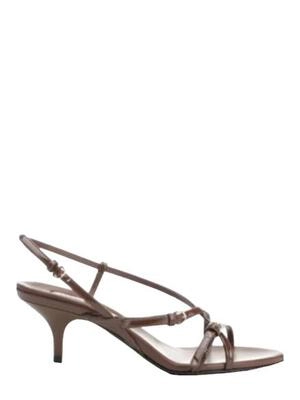 Miu Miu Heeled Slingback Sandals - Brown