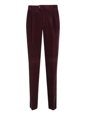 Brunello Cucinelli Corduroy Tapered Leg Trousers - Black