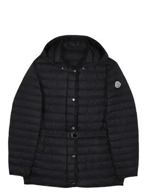 Moncler Logo Patch Padded Jacket - Black