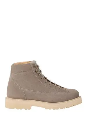 Brunello Cucinelli Suede Lace-up Boots - Nude