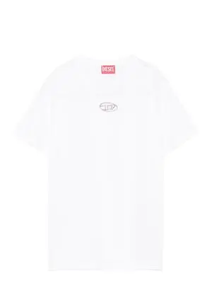 DIESEL® Diesel Oval D-Logo Crewneck T-Shirt