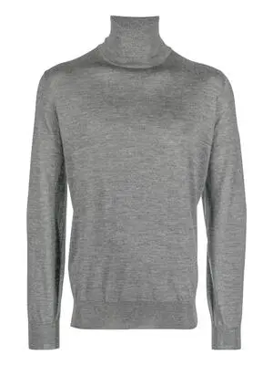 Brunello Cucinelli Ribbed Turtleneck Jumper - Gray