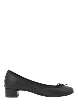 Repetto Ballerina Shoes With Bow Detail - Black