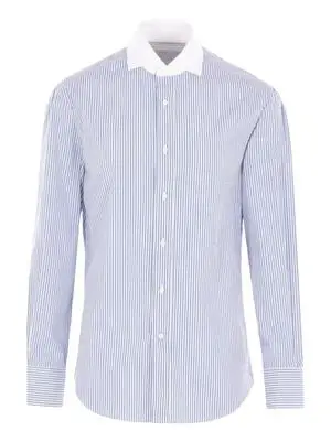 Brunello Cucinelli Striped Shirt - White