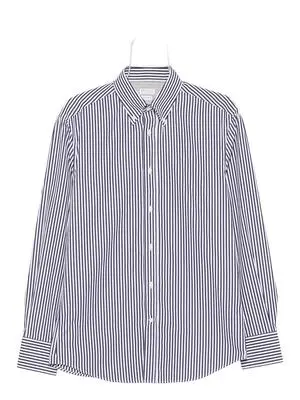 Brunello Cucinelli Striped Long-sleeve Shirt - White