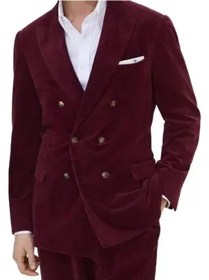 Brunello Cucinelli Corduroy Blazer - Brown