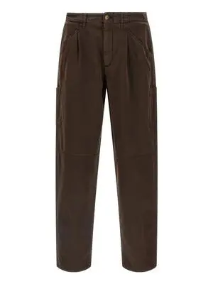 BRUNELLO CUCINELLI Brunello Cucinelli Buttoned Straight-Leg Trousers