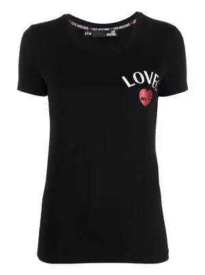 Moschino Print T-shirt - Black