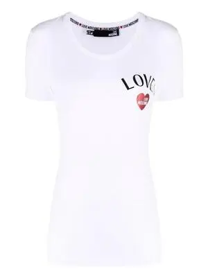Moschino Print T-shirt - White