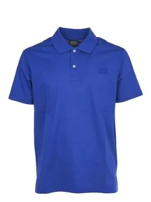 Paul & Shark Logo Details Polo Shirt - Blue