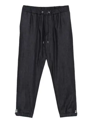 Moncler Logo Patch Tapered Trousers - Black