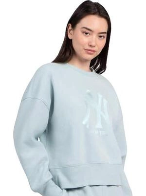 STARTER New York Yankees Pastels Boxy Fleece Sweatshirt - Mint