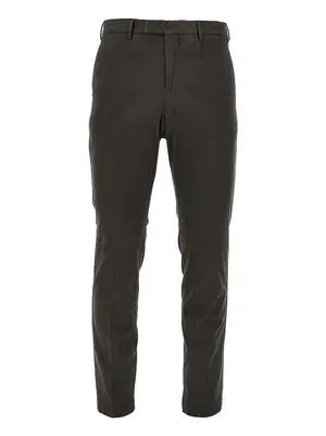 PT TORINO Stretch Gabardine Master Fit Pants - Brown