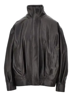 ARMA Paula' Leather Jacket - Black