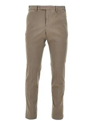 PT TORINO PT TORINO Stretch Gabardine Master Fit Pants Beige