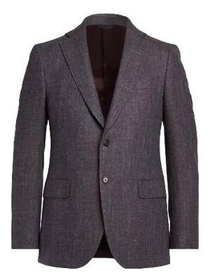 TOMBOLINI Blazer Size Wool, Cotton, Linen, Polyamide - Blue