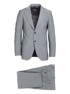 TOMBOLINI Suit Size Polyester, Wool, Elastane - Grey