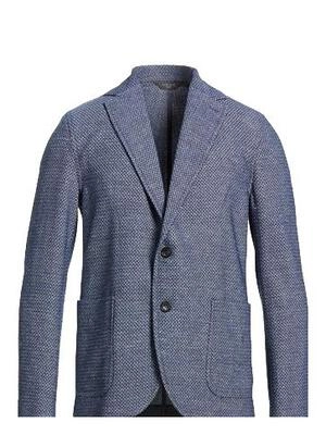 CIRCOLO 1901 Blazer Size Virgin Wool, Linen, Cotton, Polyamide, Elastane - Blue
