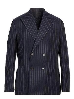 PAOLONI Blazer Size Virgin Wool - Blue