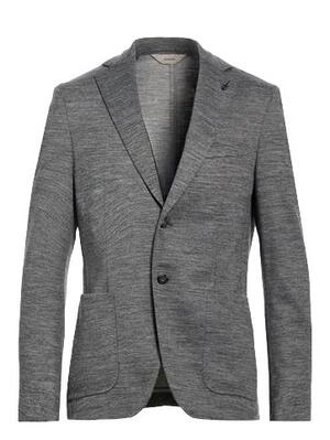 PAOLONI Blazer Size Wool, Acrylic, Polyamide - Grey