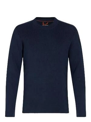 PARAJUMPERS Cotton Polyamide Crewneck Sweater - Blue