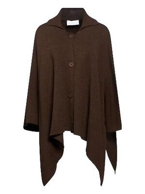 KAOS Cardigan In Acrylic, Viscose, Wool, And Alpaca Wool - Brown