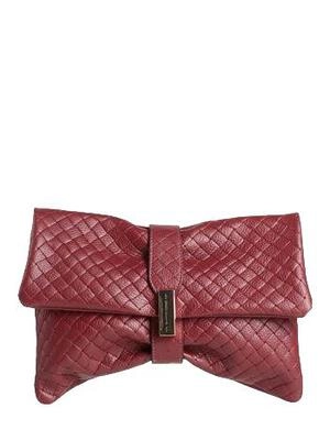 MARC ELLIS Leather Clutch Bag - Red