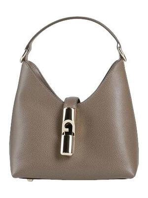Furla FURLA Khaki Leather Tote Bag Beige