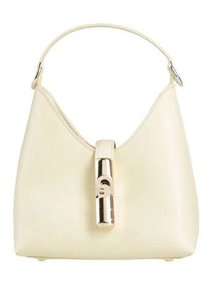 Furla FURLA Khaki Leather Tote Bag Yellow