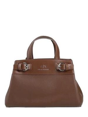 Armani Exchange Chocolate Polyester Tote - Brown