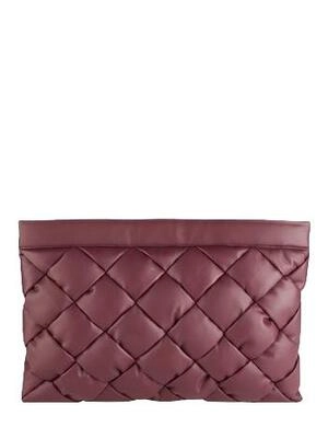 Fabiana Filippi Quilted Maxi Clutch Bag - Red