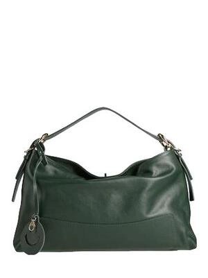 LAURA DI MAGGIO LAURA DI MAGGIO Dark Green Leather Tote Bag Green