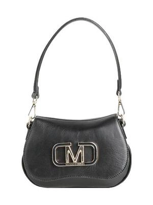 MARC ELLIS Leather Baguette Bag - Black
