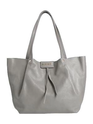 MARC ELLIS Leather Shoulder Bag - Grey