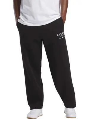 REEBOK International Straight Leg Pants - Black