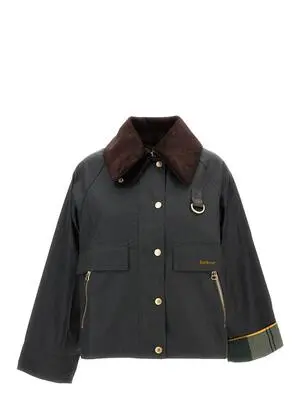 Barbour Giacca Catton Wax - Verde