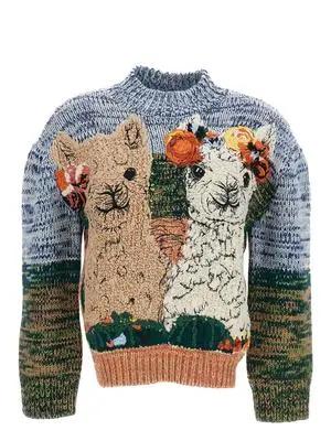 Stella McCartney Alpaca Jacquard Sweater - Multicolore