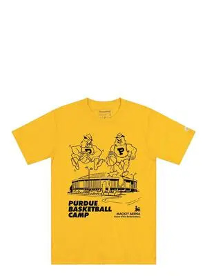 HOMEFIELD Purdue Boilermakers Basketball Vintage T-shirt - Gold