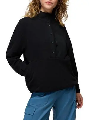 PRANA PrAna Stretch Zion Fleece Half Snap Pullover
