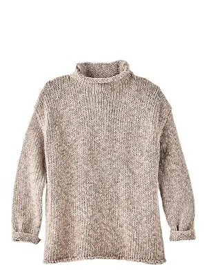 Free People Free People Opal Rollneck Knit Tunic Stucco
