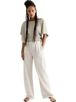 AGOLDE Low Curve Utility Jeans - Bone