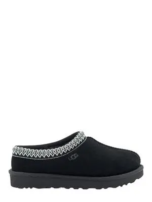 UGG Suede Slip-on With Tasman Ii Detailing - Black