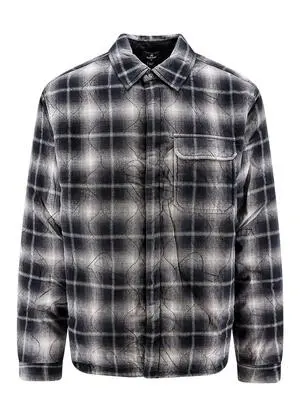 REPRESENT Logo Quilted Shirt/jacket - Black